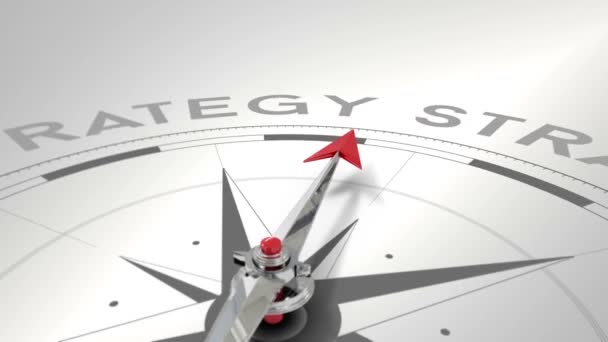 Compass pointing to strategy — Stock Video © Wavebreakmedia #69513579