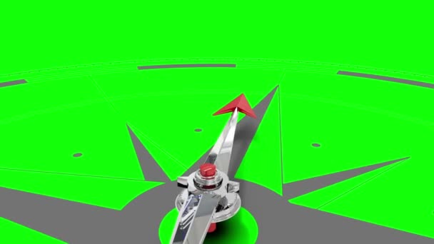 Compass pointing on green screen — Stock Video © Wavebreakmedia #69513839