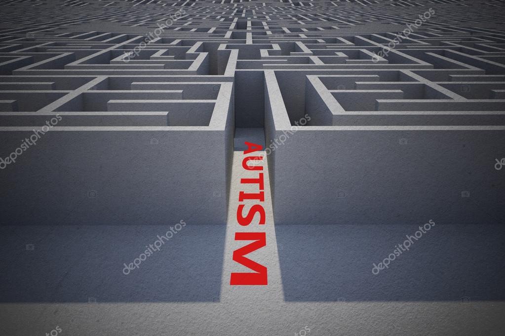 Autism against difficult maze Stock Photo by ©Wavebreakmedia 73197291