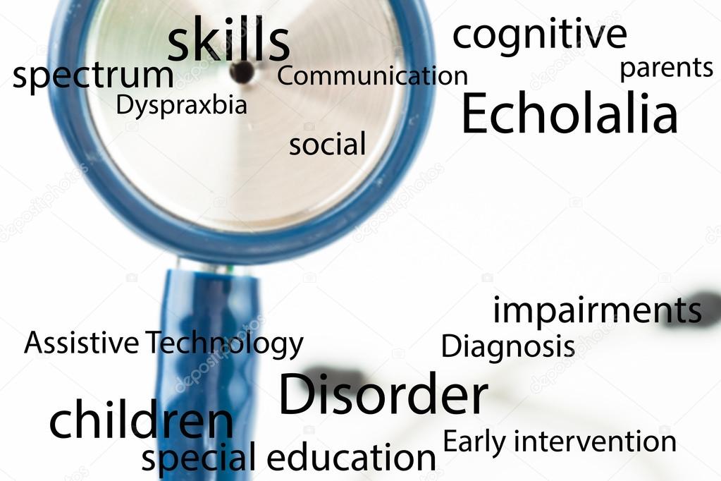 Autism terms with stethoscope — Stock Photo © Wavebreakmedia #73199717