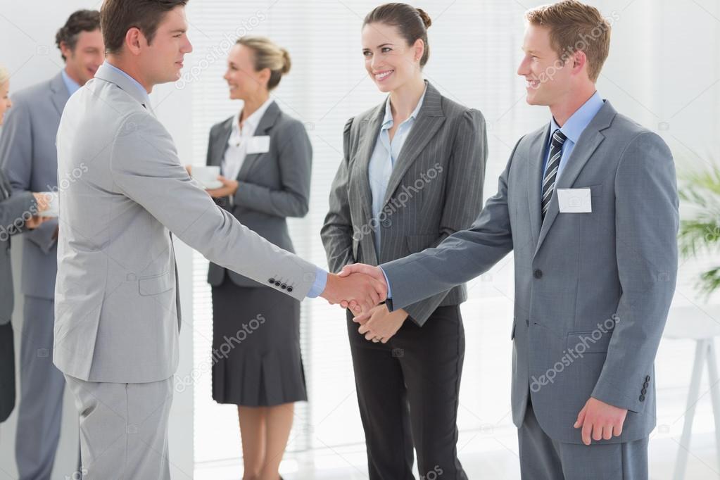 Business people shaking hands Stock Photo by ©Wavebreakmedia 76352801