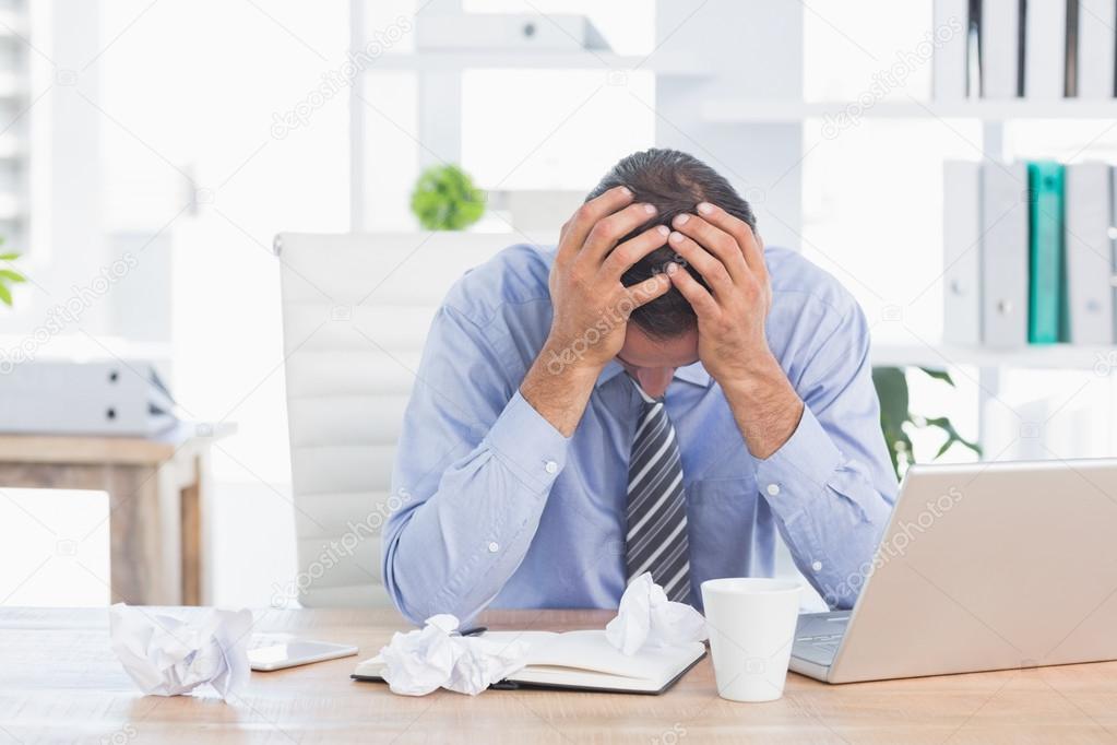 Frustrated Business Man