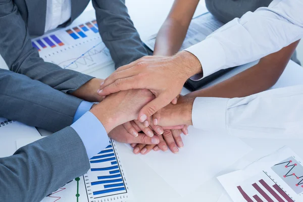 Business team celebrating a good job - Stock Image - Everypixel