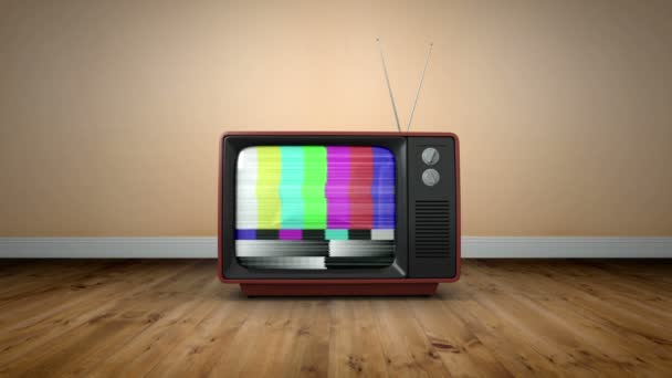 Old Vintage Television — Stock Video © 3dmentat #78497096