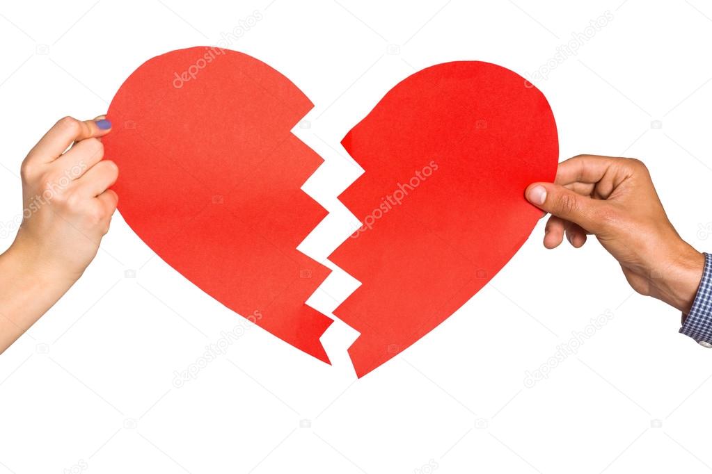 Hands holding broken heart Stock Photo by ©Wavebreakmedia 81731996