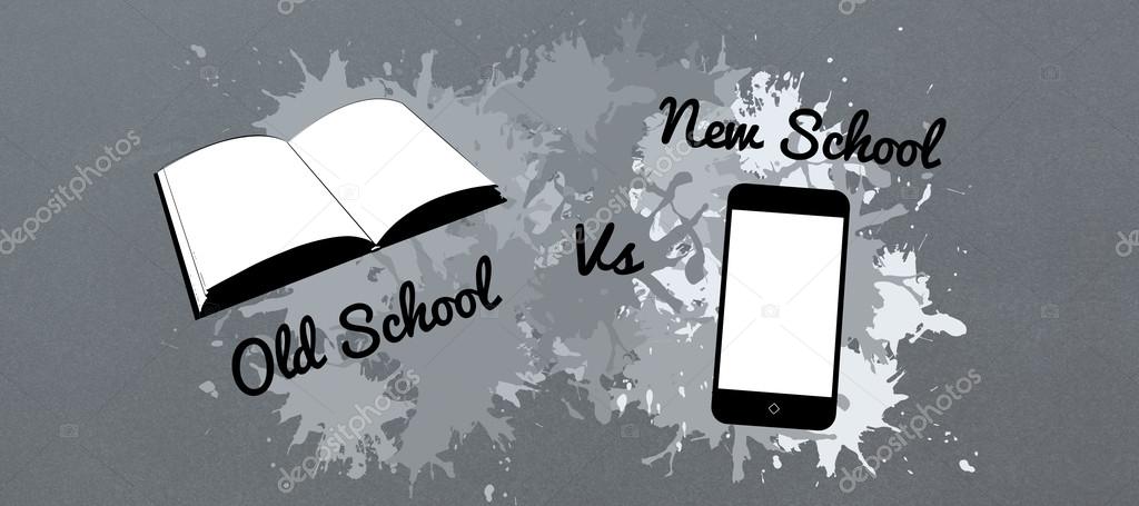 Old school vs new school — Stock Photo © Wavebreakmedia #84418158