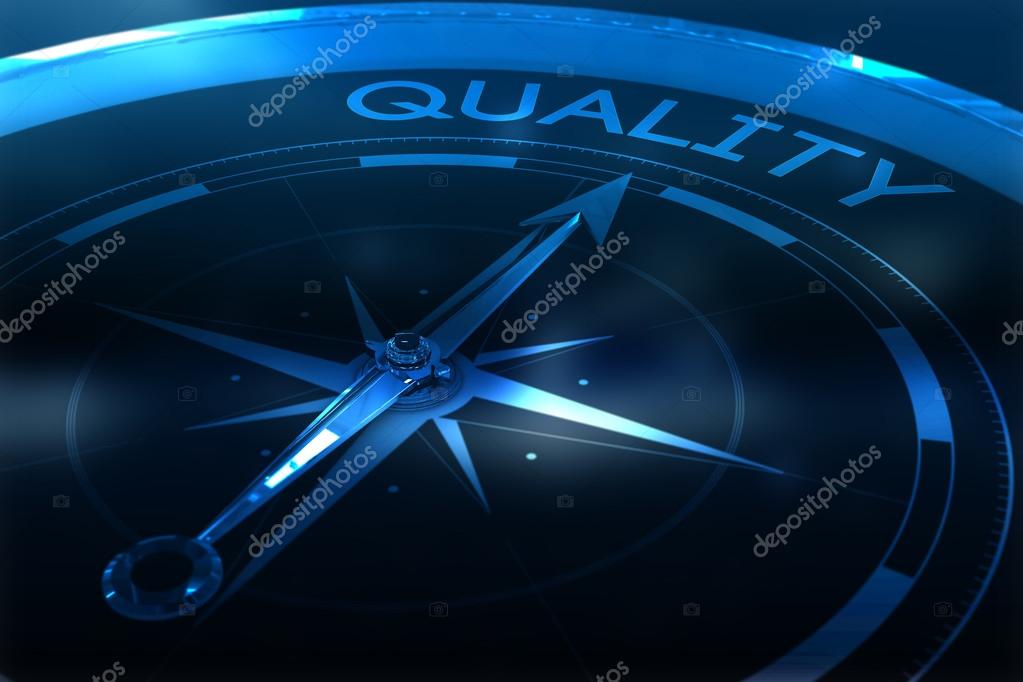 Compass pointing to quality — Stock Photo © Wavebreakmedia #84429070
