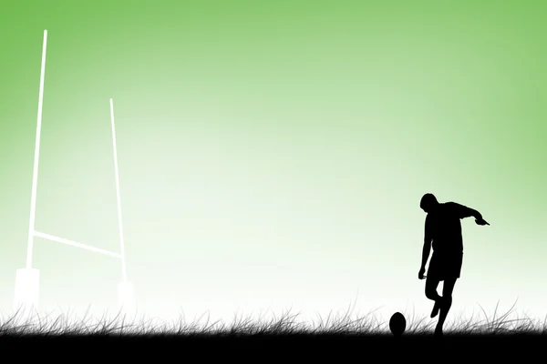 Layer doing a drop kick Stock Photo by ©Wavebreakmedia 84679002