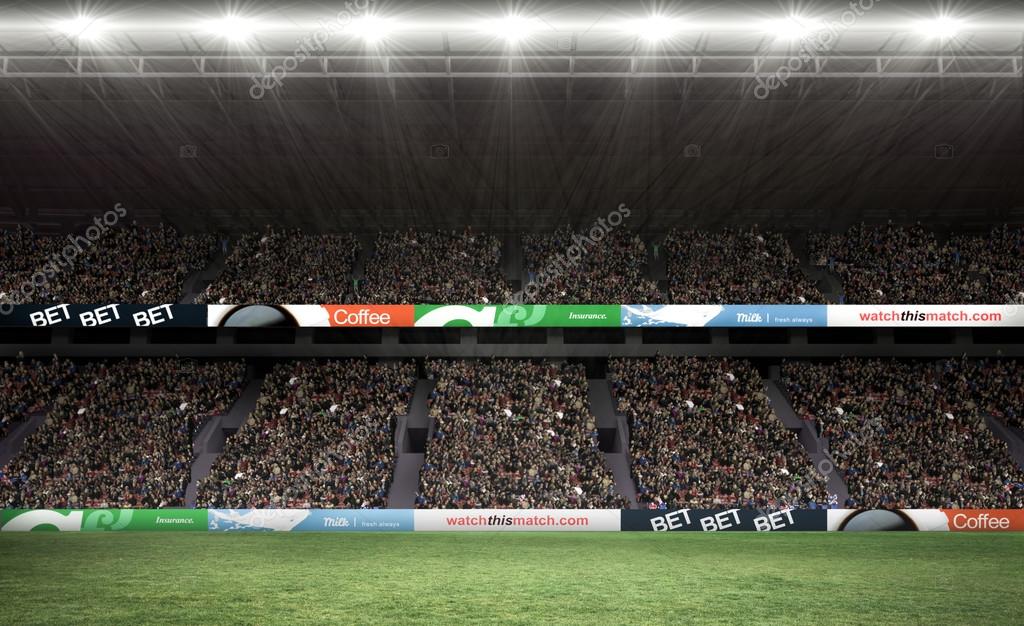 Rugby fans in arena — Stock Photo © Wavebreakmedia #84683038