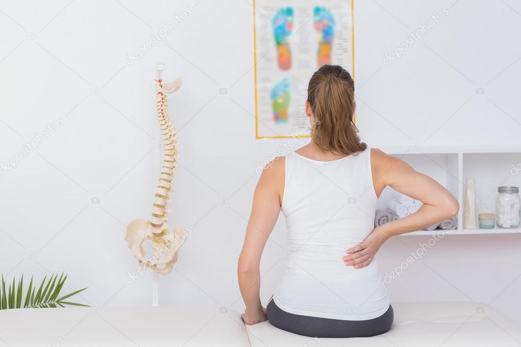 Patient with back pain — Stock Photo © Wavebreakmedia #84893148