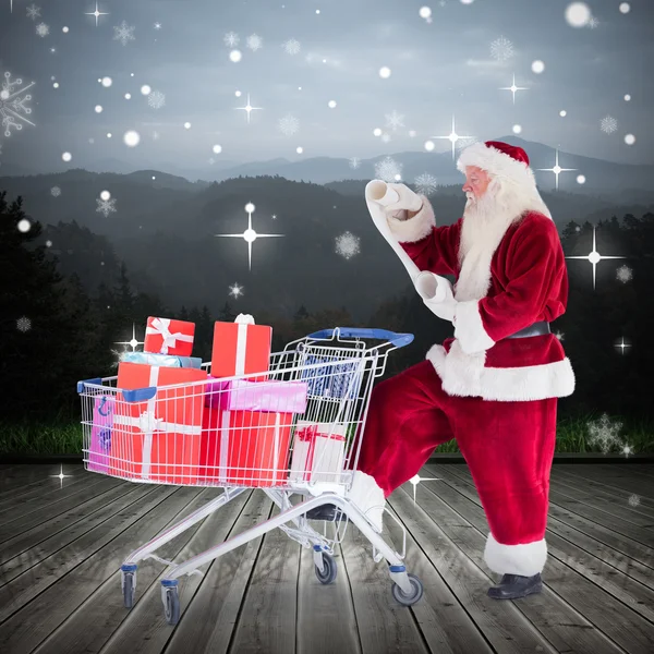 Santa delivering gifts Stock Photos, Royalty Free Santa delivering ...