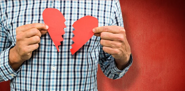 Sad man with broken heart Stock Photo by ©Wavebreakmedia 140064462