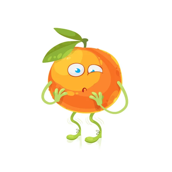 Cartoon character orange Stock Vector Image by ©krasivos #101696650