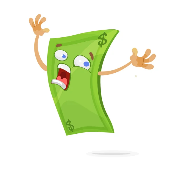 Cartoon character green funny dollar Stock Vector Image by ©krasivos ...