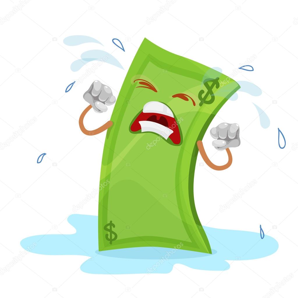 Cartoon character green funny dollar Stock Vector Image by ©krasivos ...