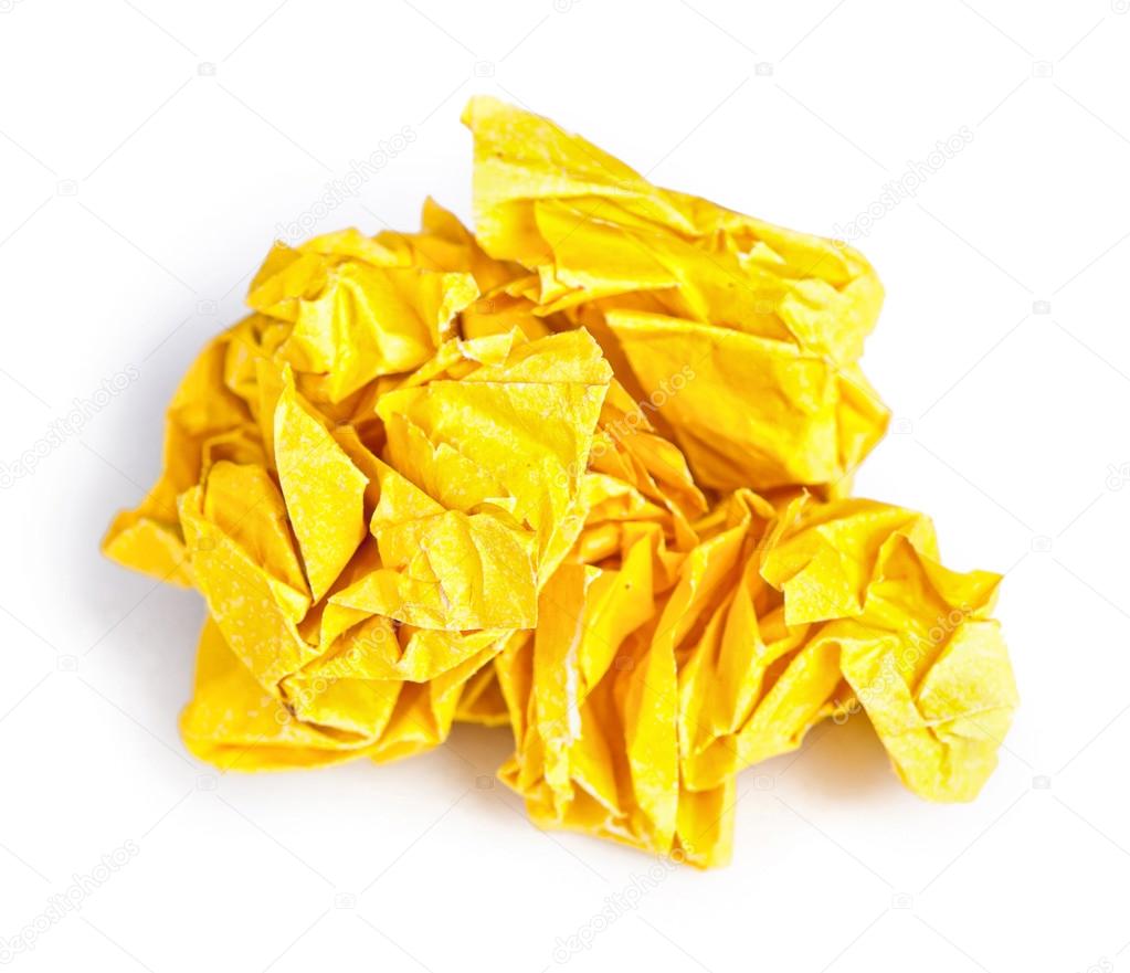 Screwed up piece paper Stock Photo by ©igorkovalcuk 79388364