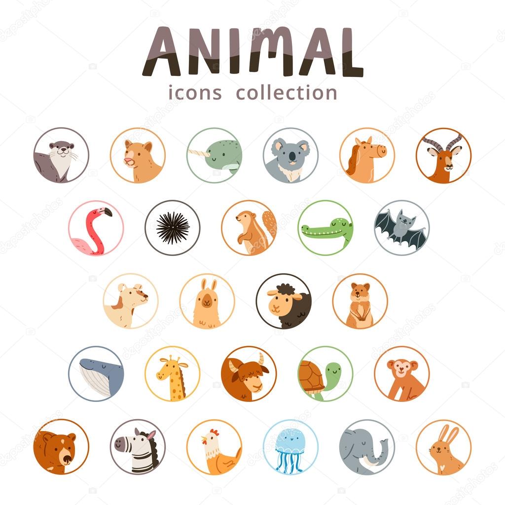 Colección de iconos animales 2023