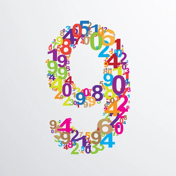 Number nine Vector Art Stock Images | Depositphotos