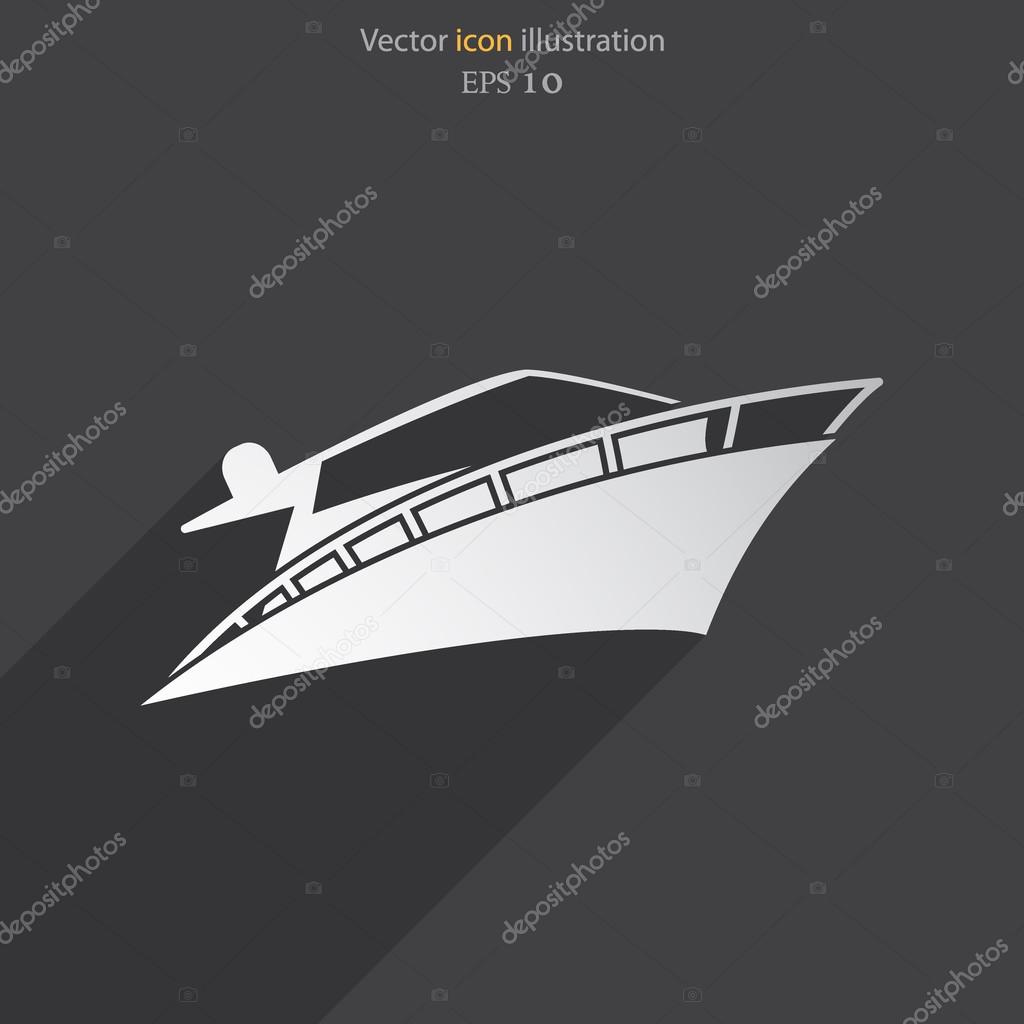 Icono del yate vector Vector de stock #80336974 de ©megastorm