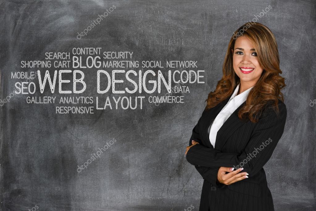 Female Web Designer — Stock Photo © rmarmion #111703620