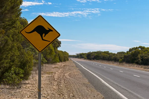 Outback Kangaroo Sign — Stock Photo © robynmac #5529660