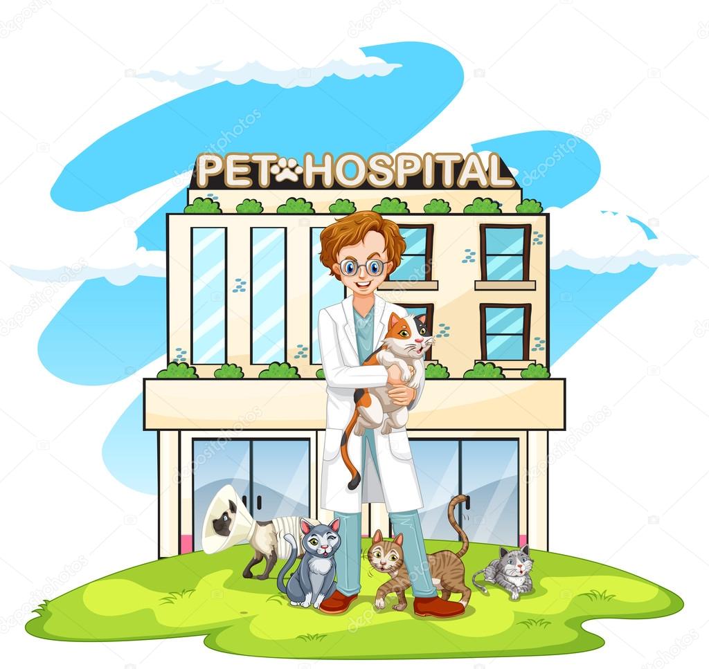 Veterinarian Clip Art Illustrations