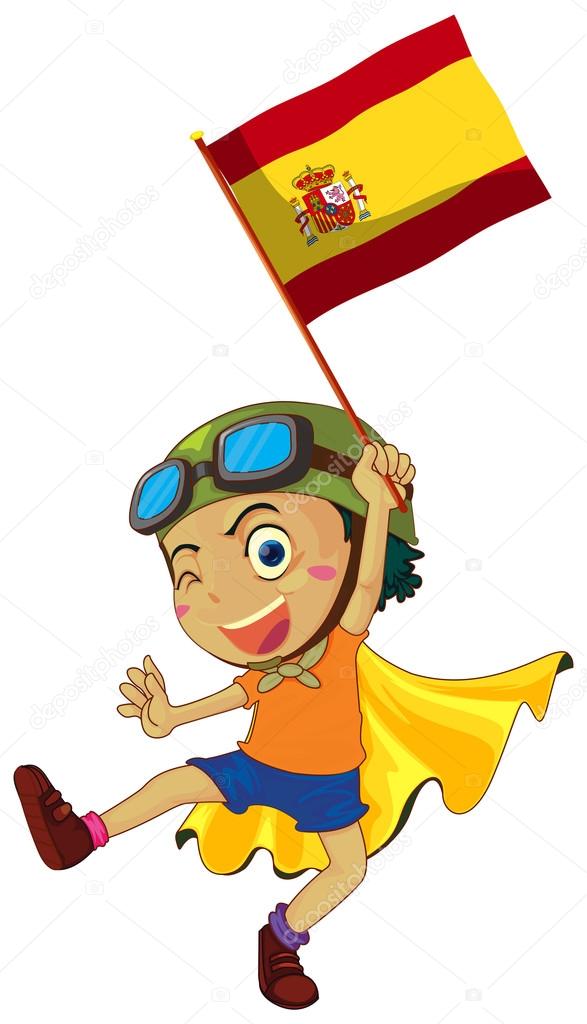 Spanish Flag Cartoon