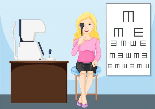 Eye exam machine Vector Art Stock Images | Depositphotos