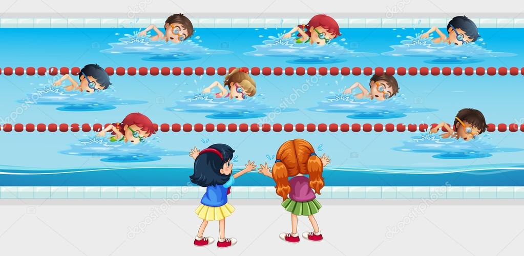 Go Swimming Clipart For Kids