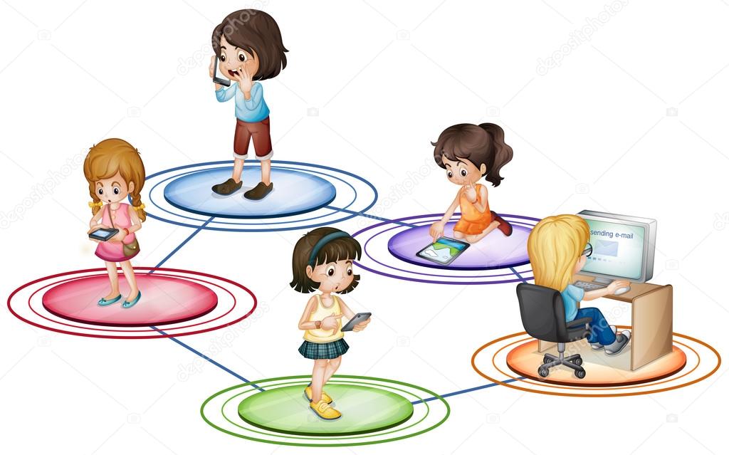 Communication Devices Clipart
