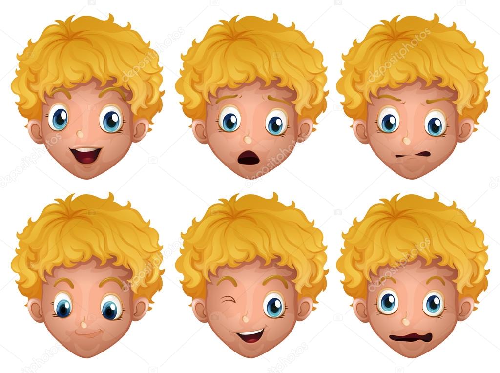 Niño con diferentes expresiones faciales 2023 Niño con diferentes expresiones faciales 2023
