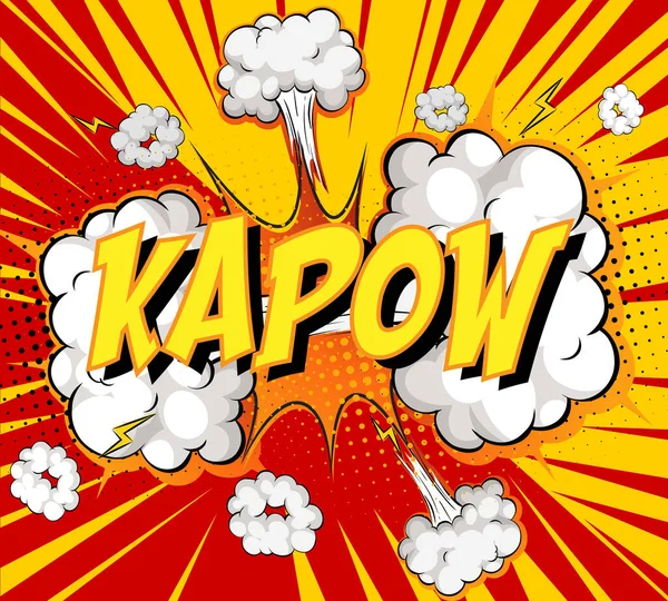 Kapow bubble Vector Art Stock Images | Depositphotos