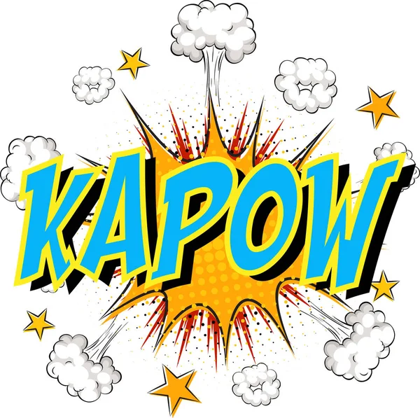 Kapow bubble Vector Art Stock Images | Depositphotos