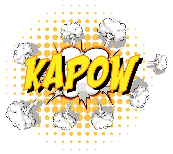 Kapow bubble Vector Art Stock Images | Depositphotos