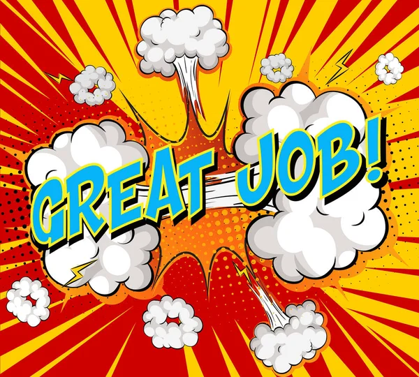 Word Amazing Comic Cloud Explosion Background Illustration Stock Vector ...