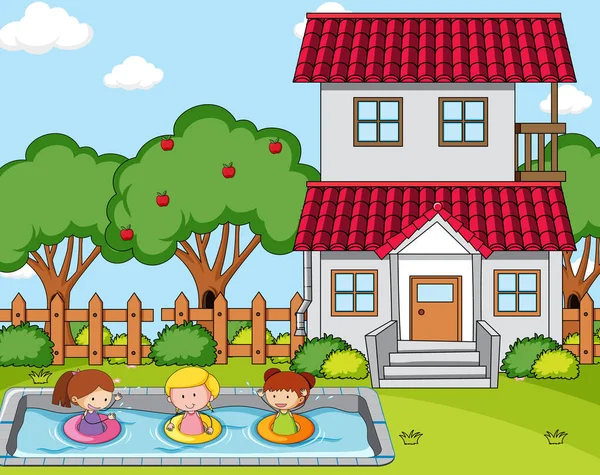 100,000 Cartoon backyard Vector Images | Depositphotos