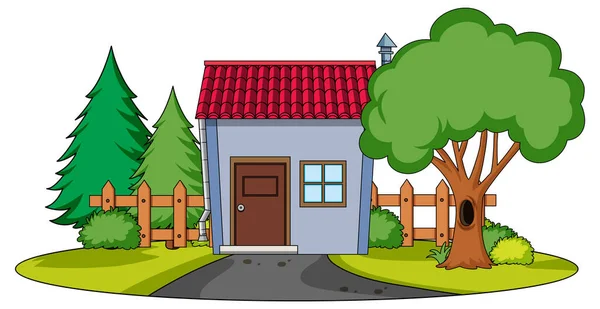 Ilustrasi Desain Kartun Rumah Doodle Vektor Stok oleh ©interactimages ...