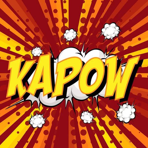 Kapow bubble Vector Art Stock Images | Depositphotos