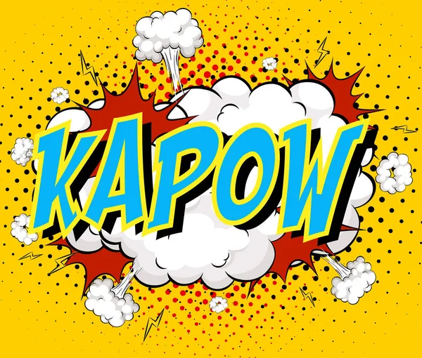 Kapow bubble Vector Art Stock Images | Depositphotos