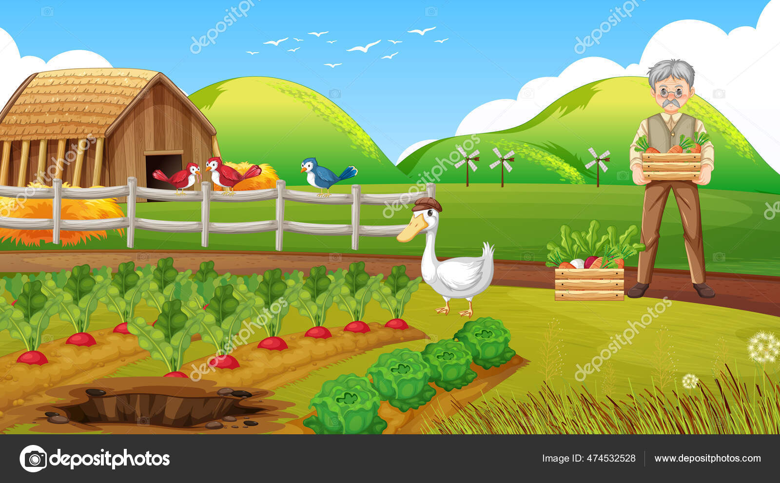 Clipart Of Farmer