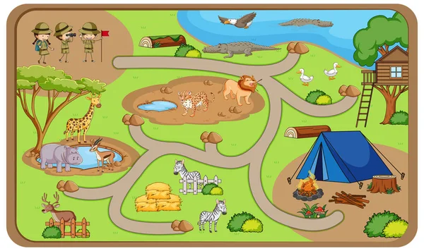 100,000 Safari maze game Vector Images | Depositphotos