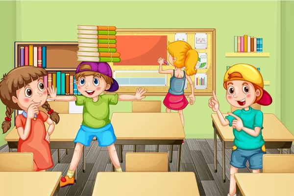 100,000 School kids cartoon Vector Images | Depositphotos
