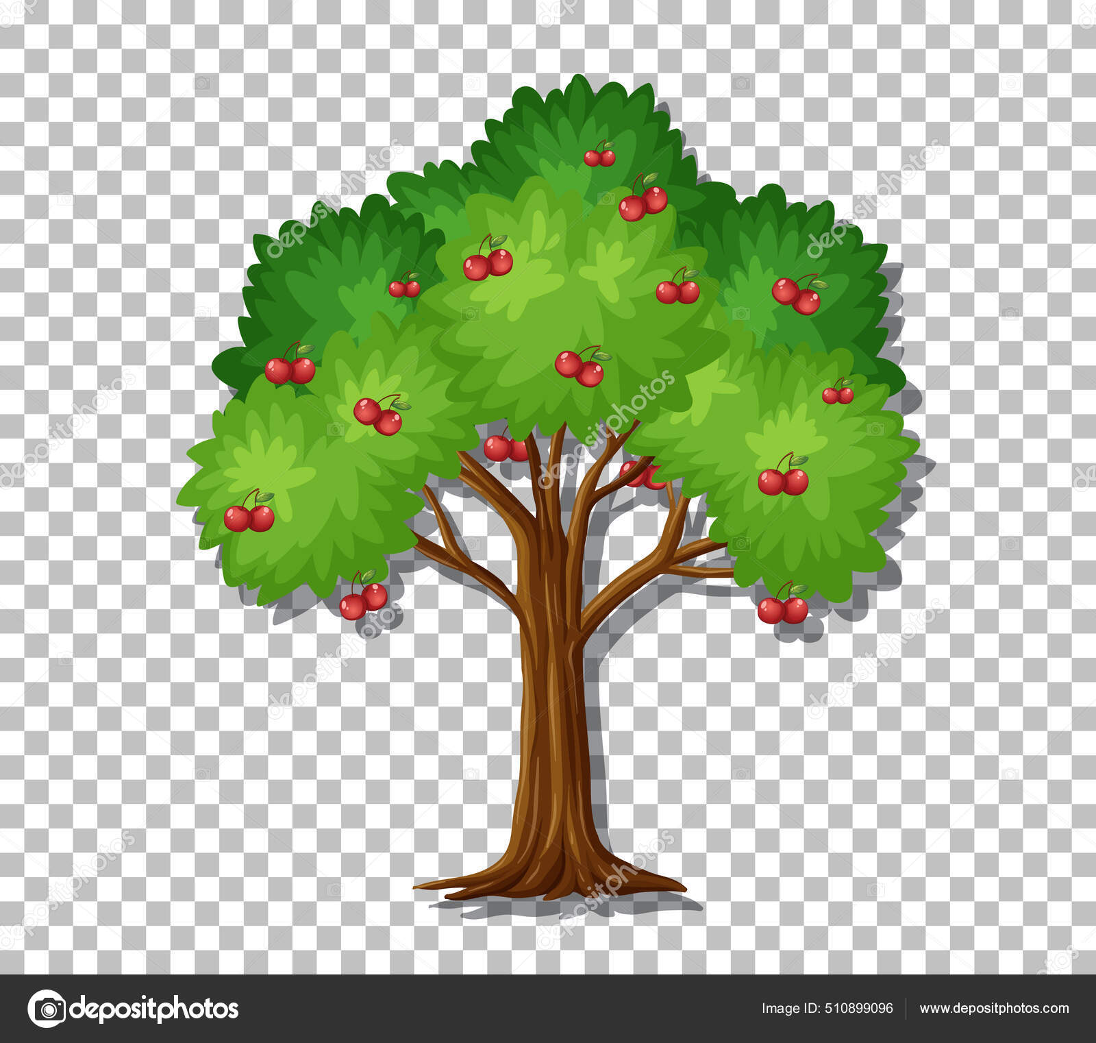 Tree Transparent Background Illustration Stock Vector Image by ...