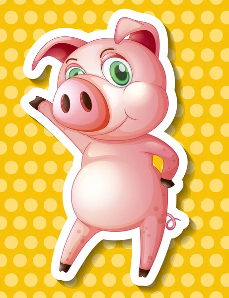 A smiling fat pig Stock Vector Image by ©interactimages #24930891