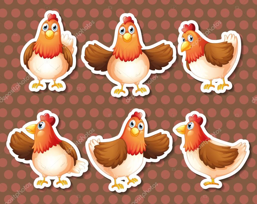 Pollo Vector de stock #54597881 de ©interactimages