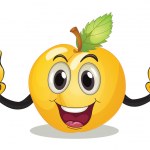 Shocked mango, illustration, vector on white background. Stock Vector ...