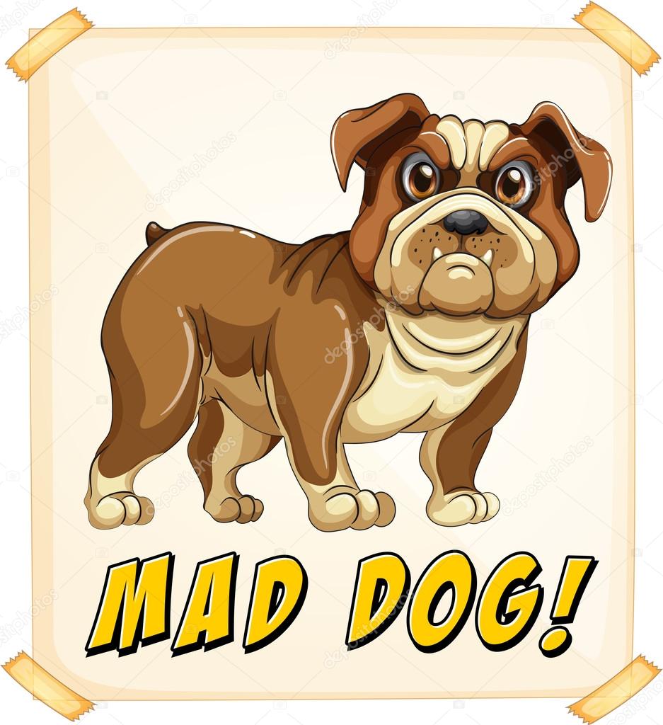 Rabid Dog Clipart