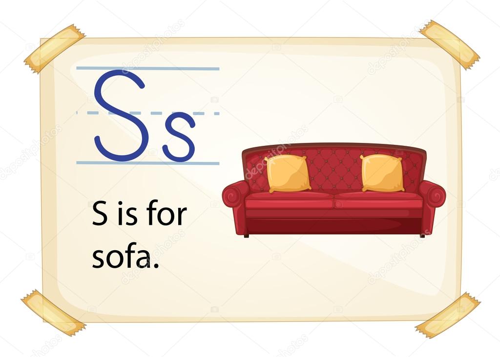 A letter S for sofa Stock Vector Image by ©interactimages #59247993