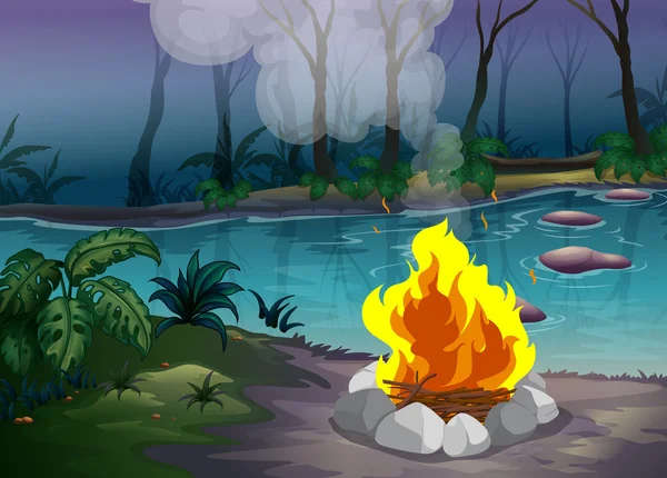 100,000 Cartoon campfire Vector Images | Depositphotos