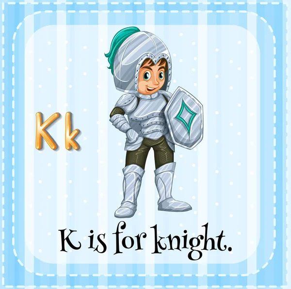 Flashcard of K is for kick Stock Vector Image by ©interactimages #82443934